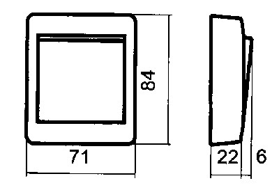 Bryter påvegg Kryssvender RS16/7 PH Elko | Elektroimportøren AS