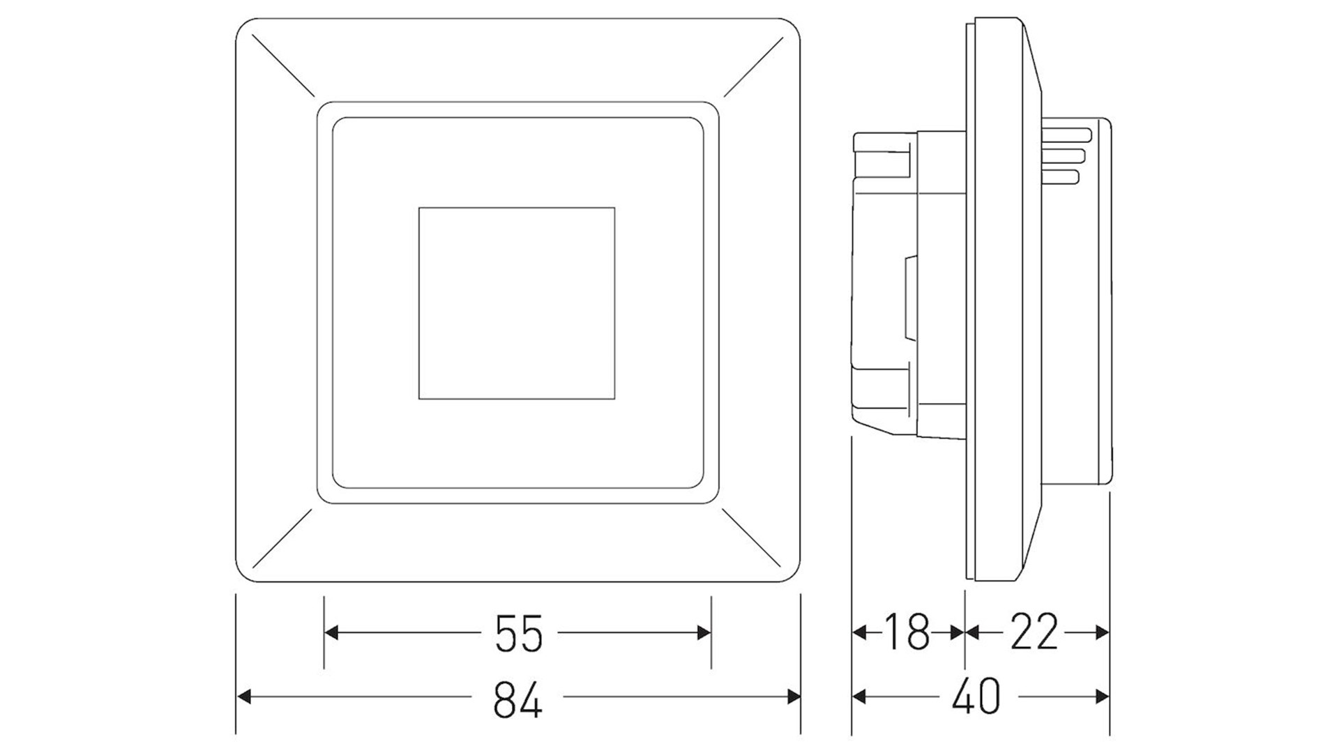 Termostat Microtemp MTC4 Hvit | Elektroimportøren AS
