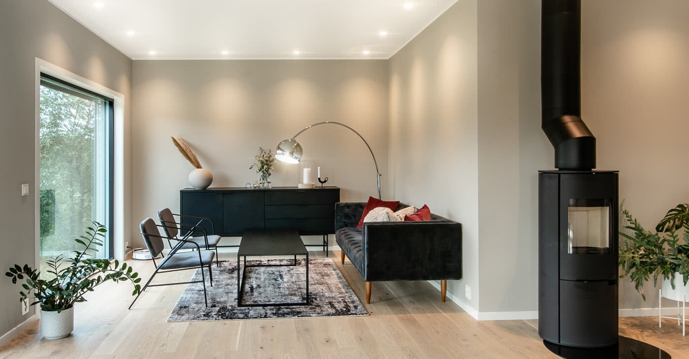 Oppussing og renovering av stue | Elektroimportøren AS